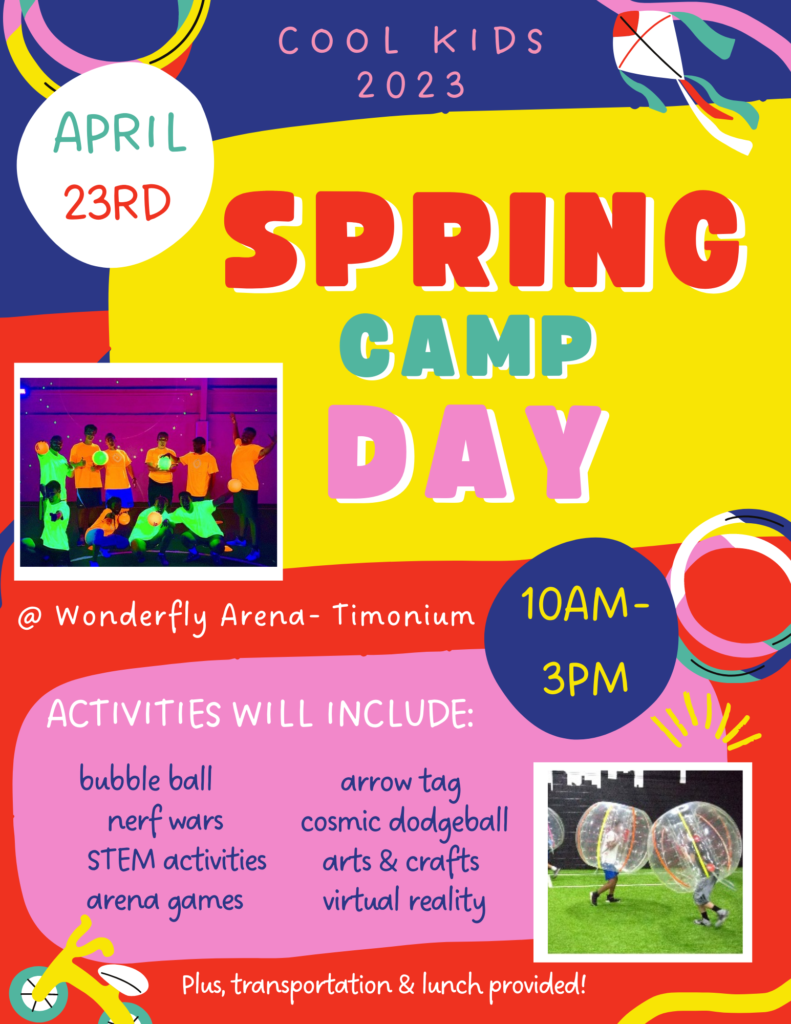 Spring Camp Day - Cool Kids Campaign